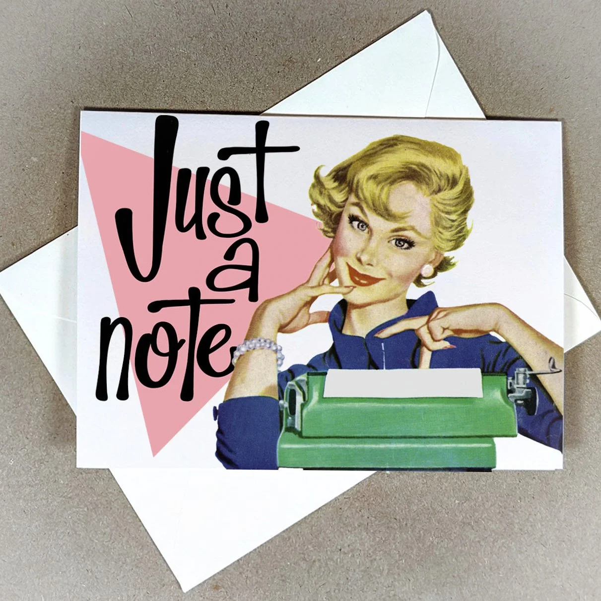 “Just a Note” Everyday Miscellaneous Greeting Card — Heather Marshall Art