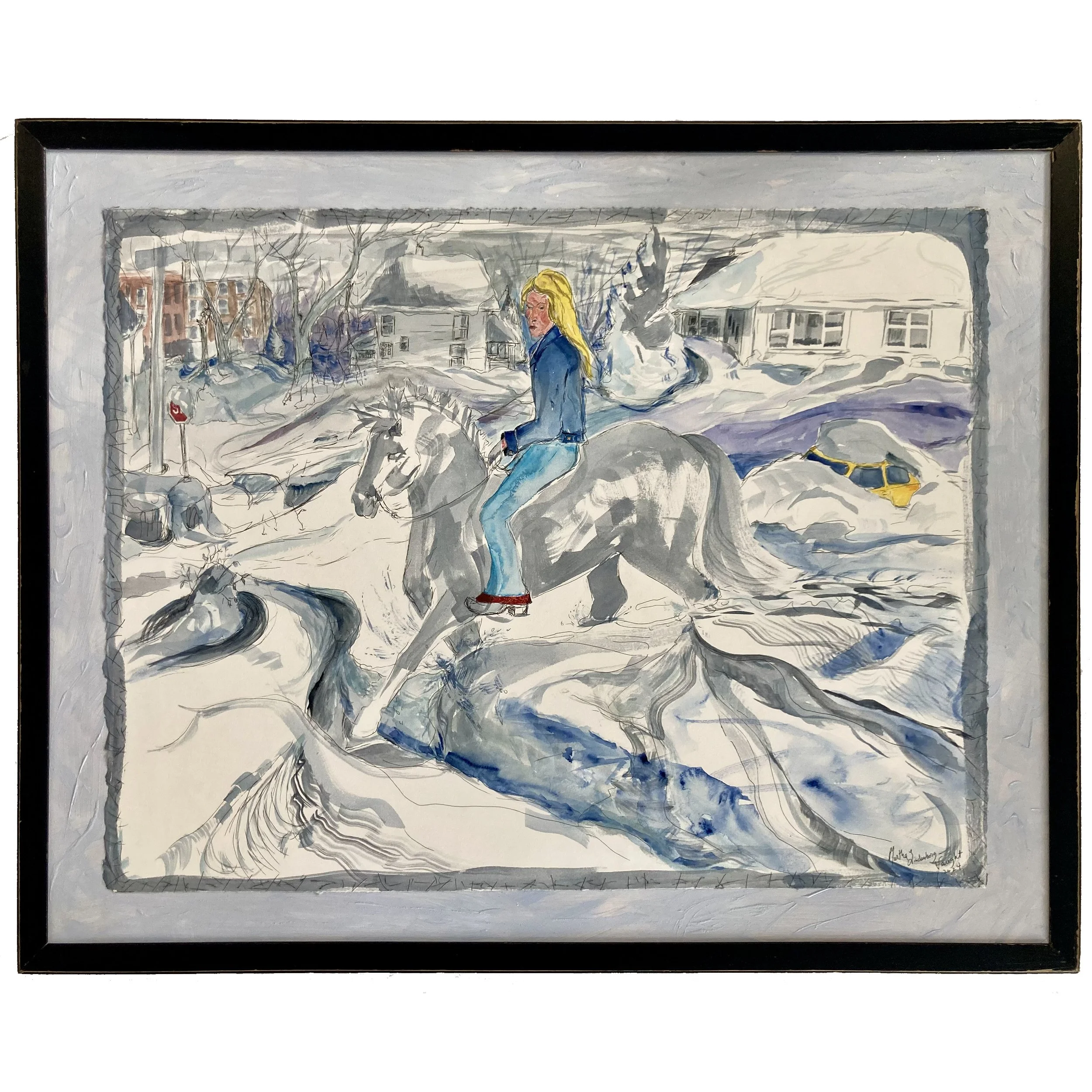 Fine Champagne Lady — Generation Art and Frame