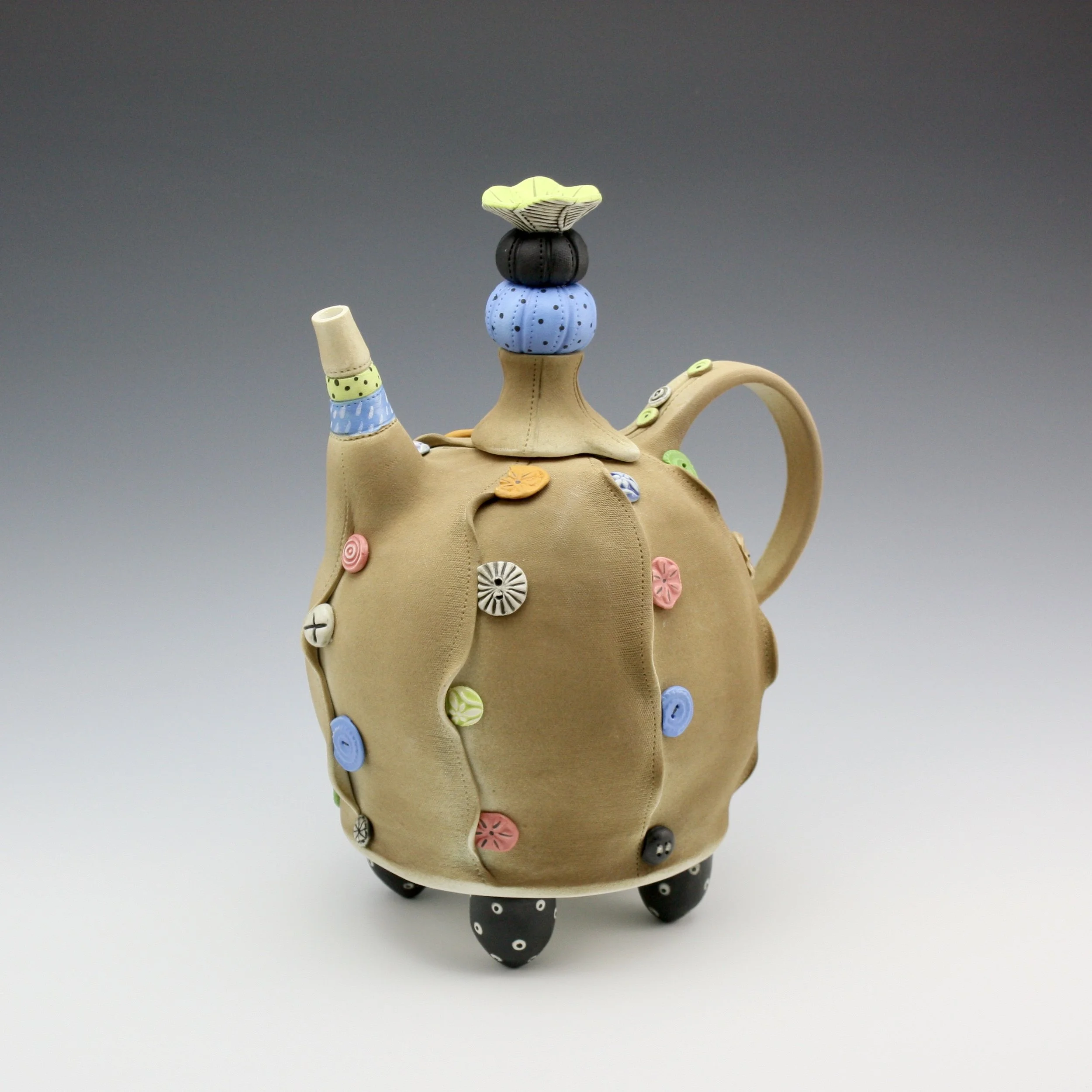 Whimsical Clay Teapots