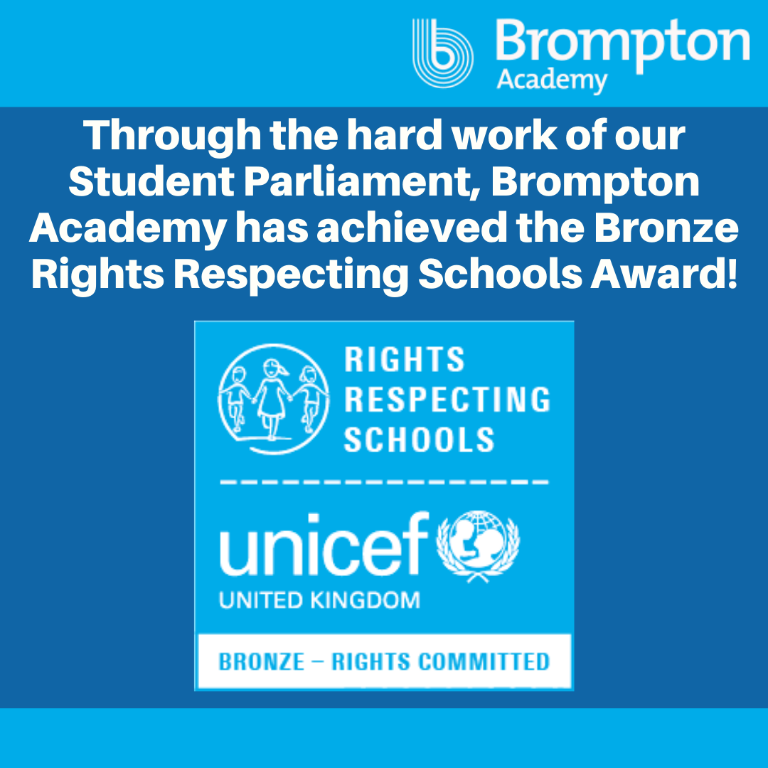 Brompton Academy is now a Unicef Bronze Rights Respecting School ...
