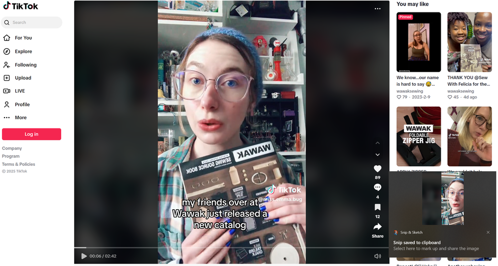 WAWAK — NAK Sewing