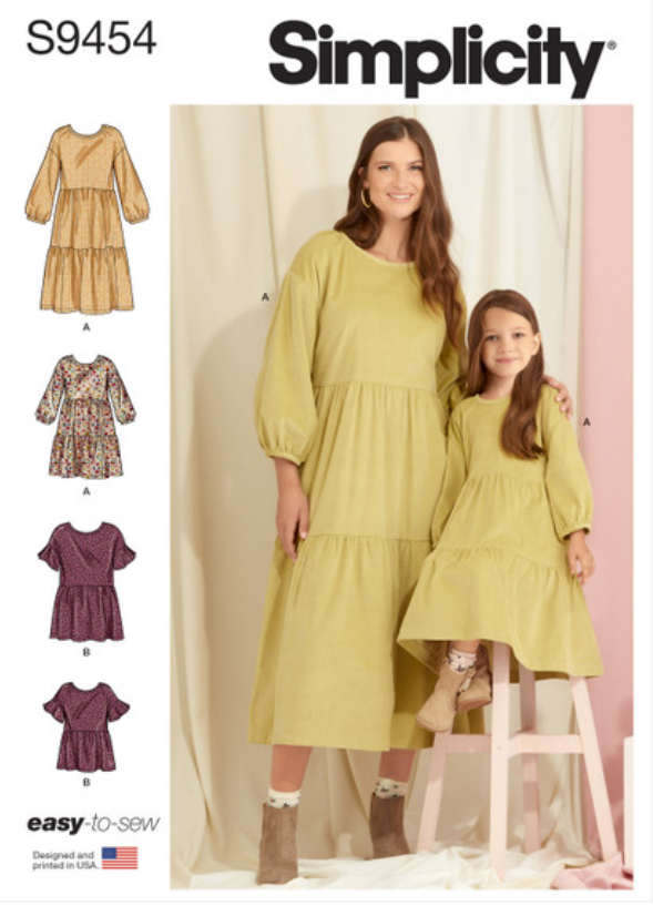 It's kind of a match! Twirly dresses — NAK Sewing