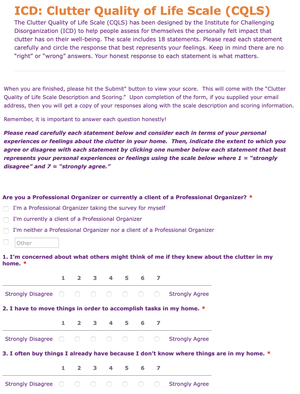One Excellent Tool to Assess Clutter's Impact on Your Mental Health ...