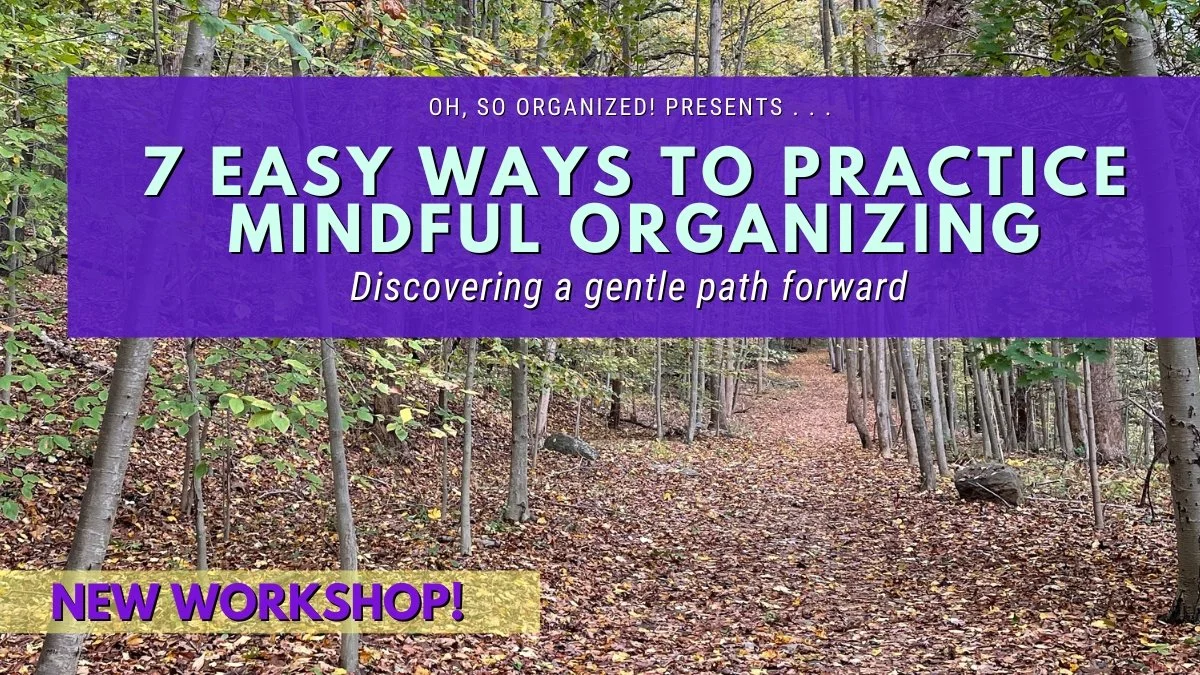 Workshops — Oh, So Organized