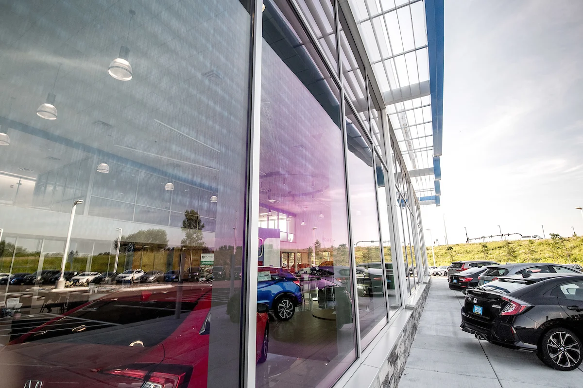 Honda Glass Installation — Minneapolis Commercial Glass | Artic Glass