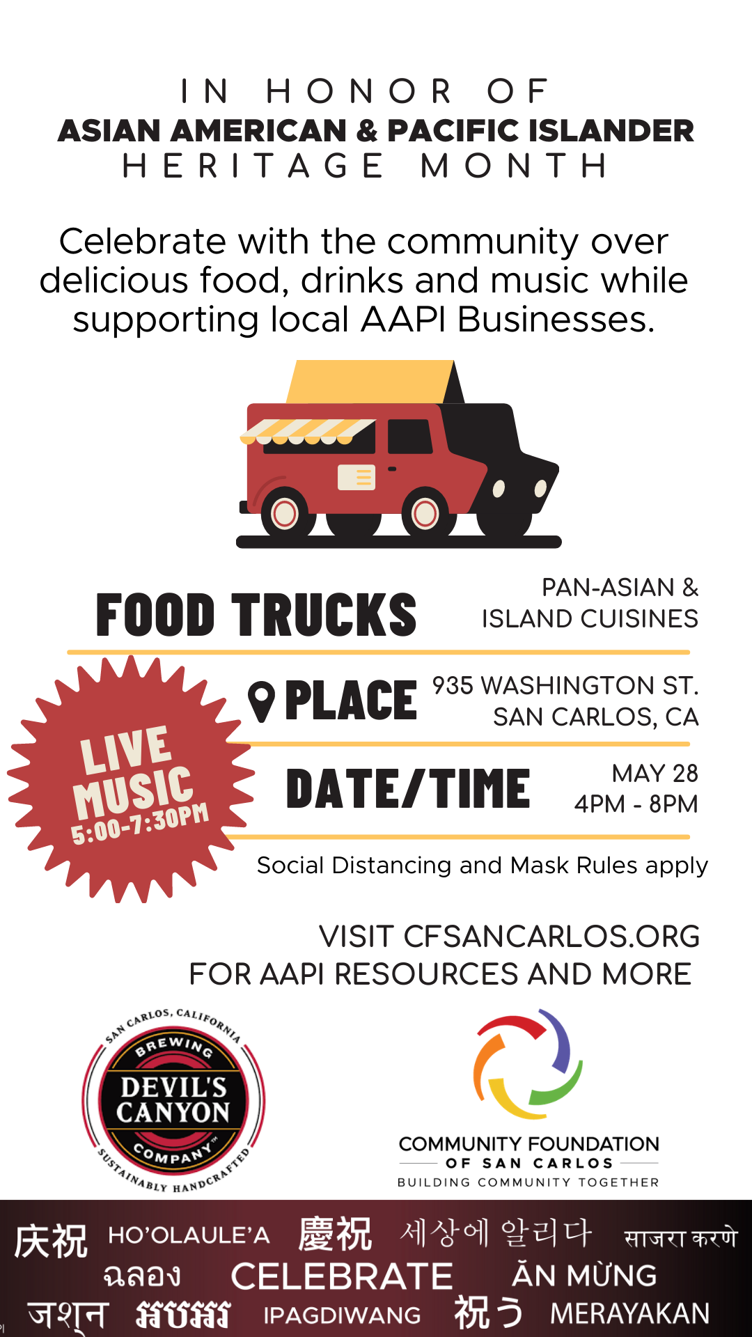 AAPI Heritage Month Event @ Devil's Canyon Brewery — Community ...