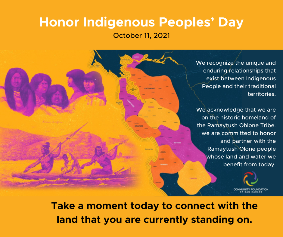 Honor Indigenous Peoples Day Oct 11 2021 Community Foundation Of