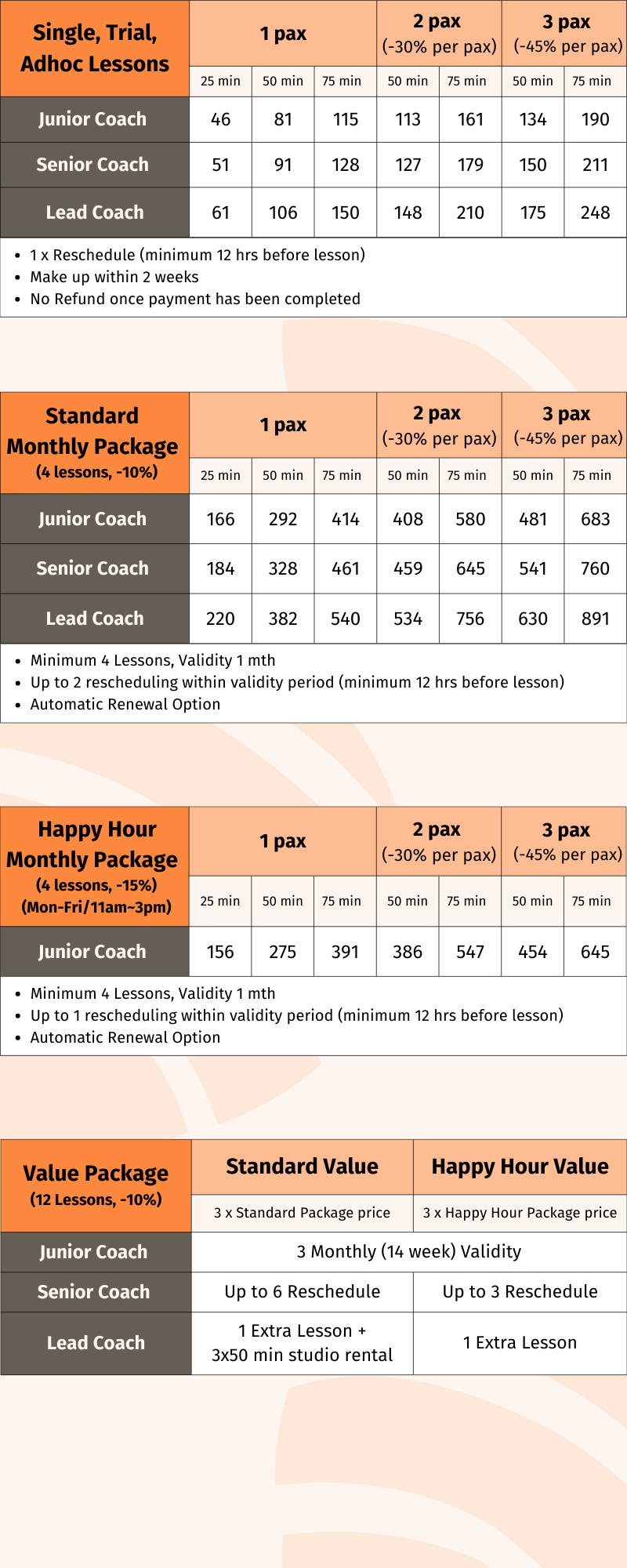 2024 Lesson Fee — The Vocal Studio