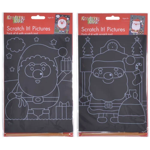 Christmas Scratch Art Sets — Bav's Bazaar