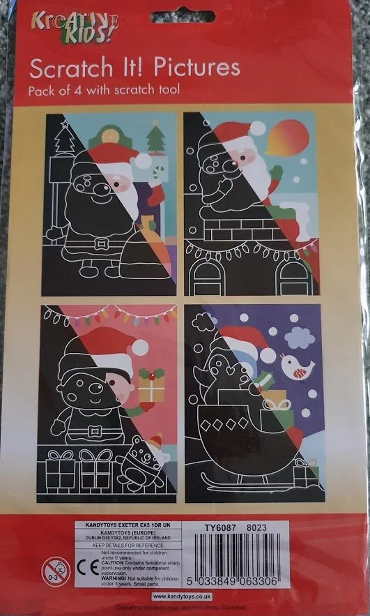Christmas Scratch Art Sets — Bav's Bazaar