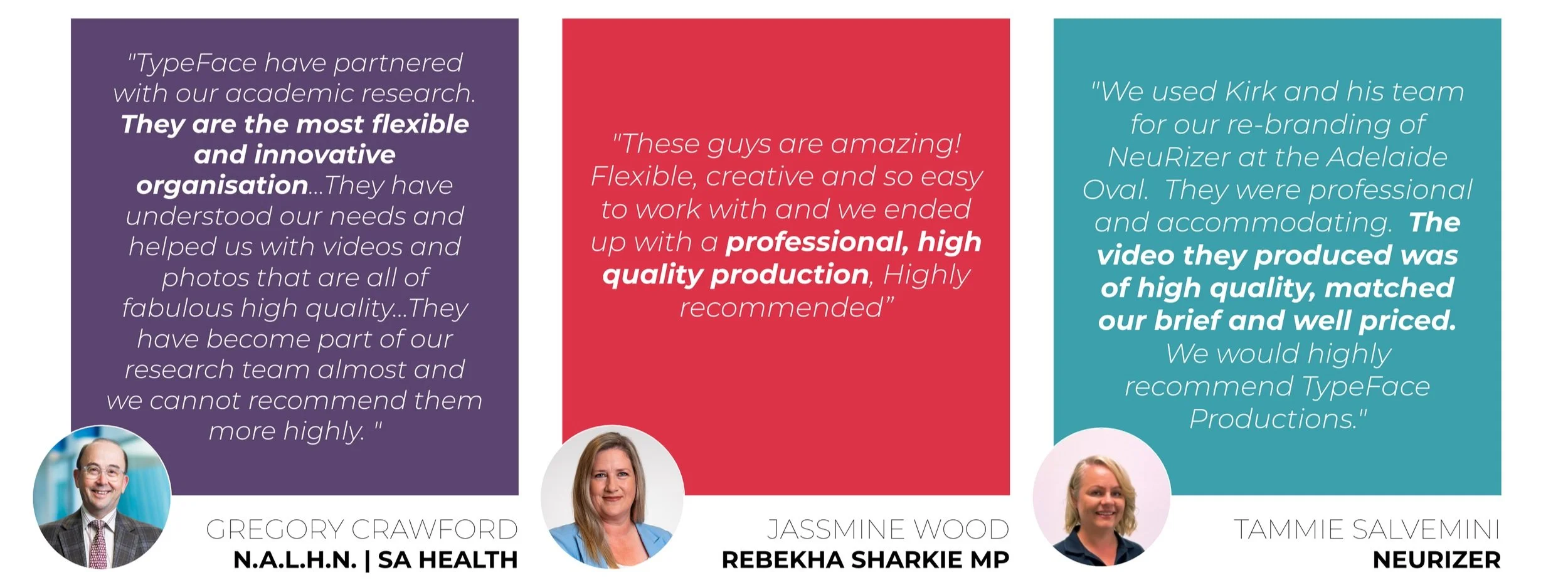 Video Production Made Easy | TypeFace Productions | Adelaide