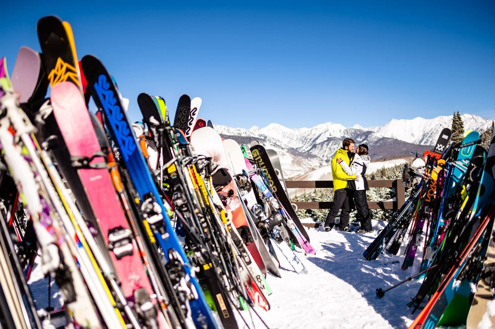 Ski the Day | Ski Engagement Sessions
