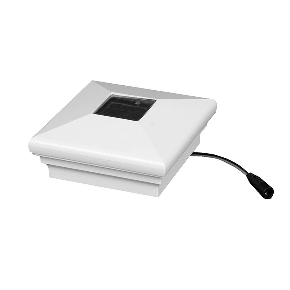 Vinyl Post Caps, Collars & Solar — Color Guard Railing Systems