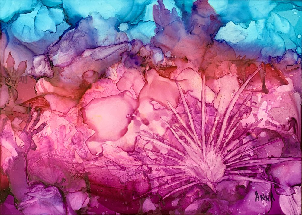Sea Anemone Painting