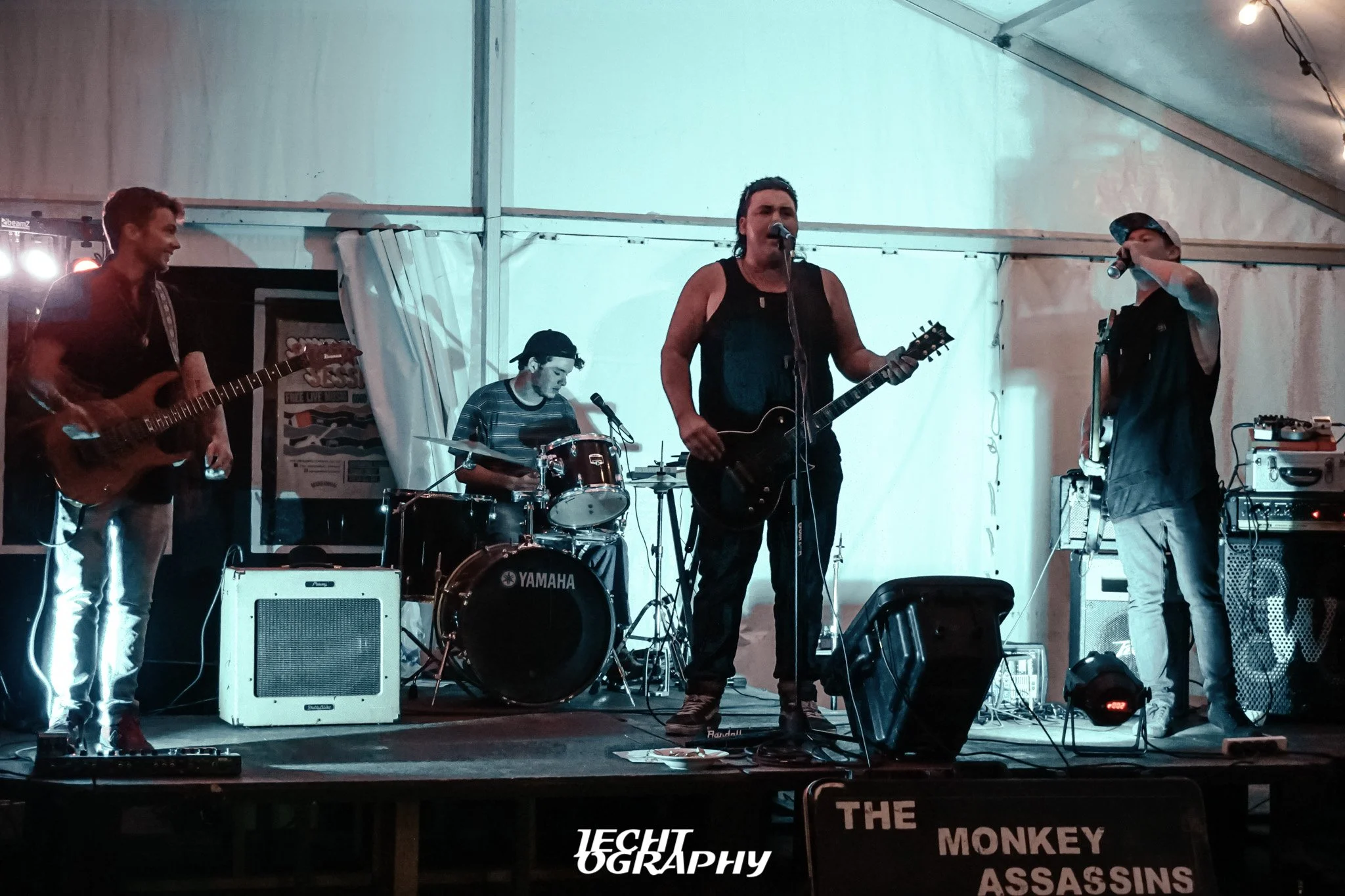 The Monkey Assassins plays The Mangawhai Tavern - Pale Lady + Blu Fish NZ TOUR — Jechtography