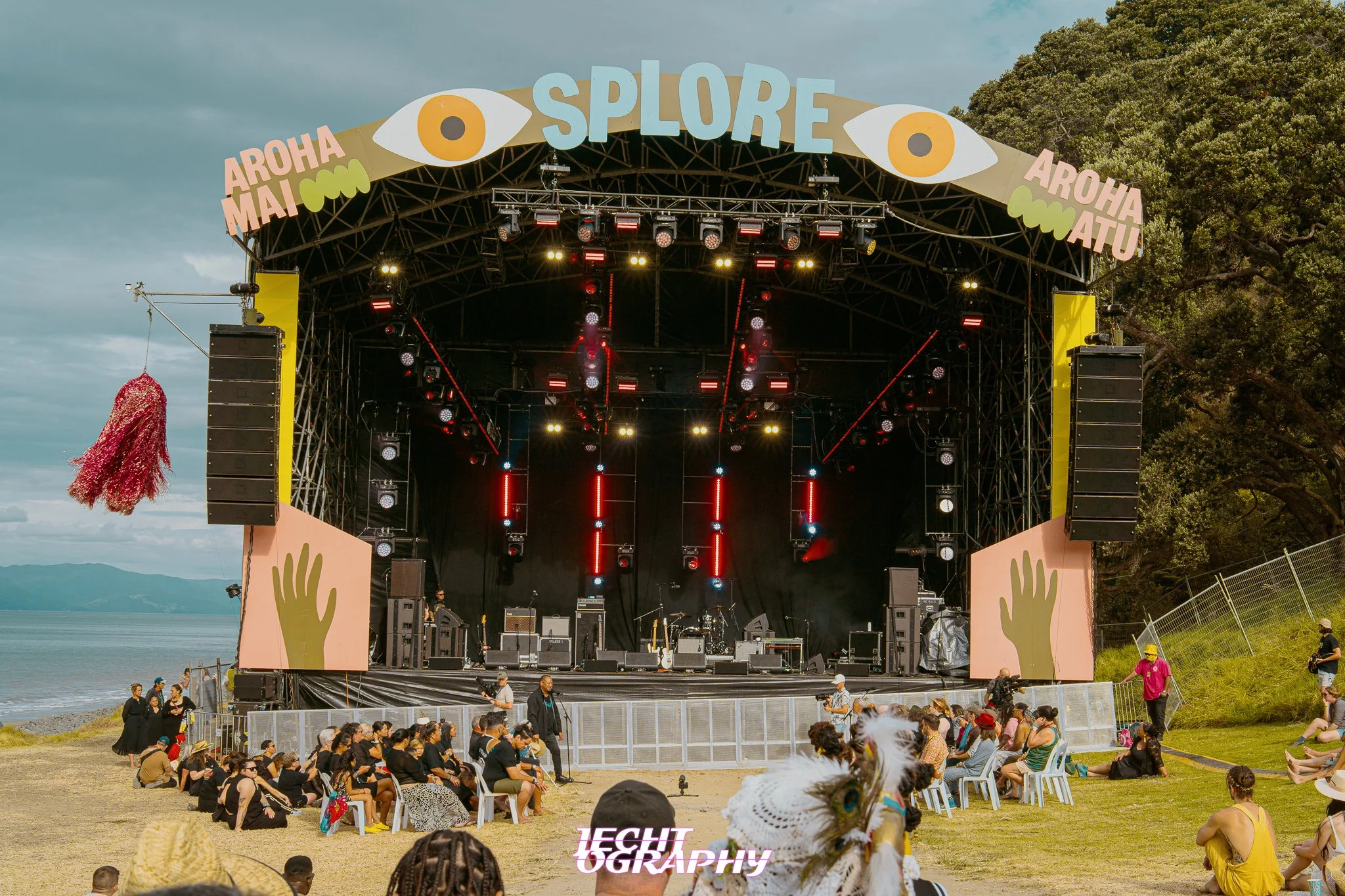 Pōwhiri at SPLORE 2024 — Jechtography