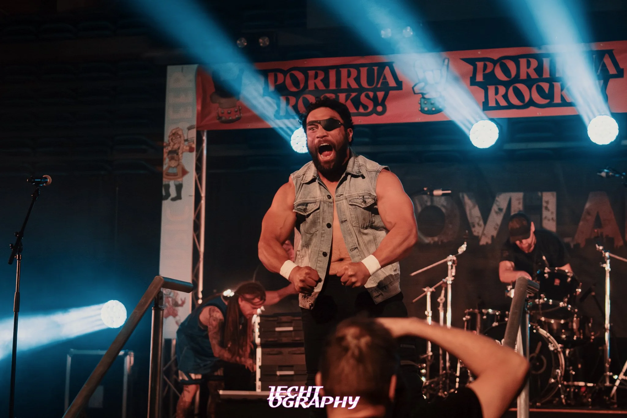 Porirua Rocks 2024 - Wrestling Match Four — Jechtography