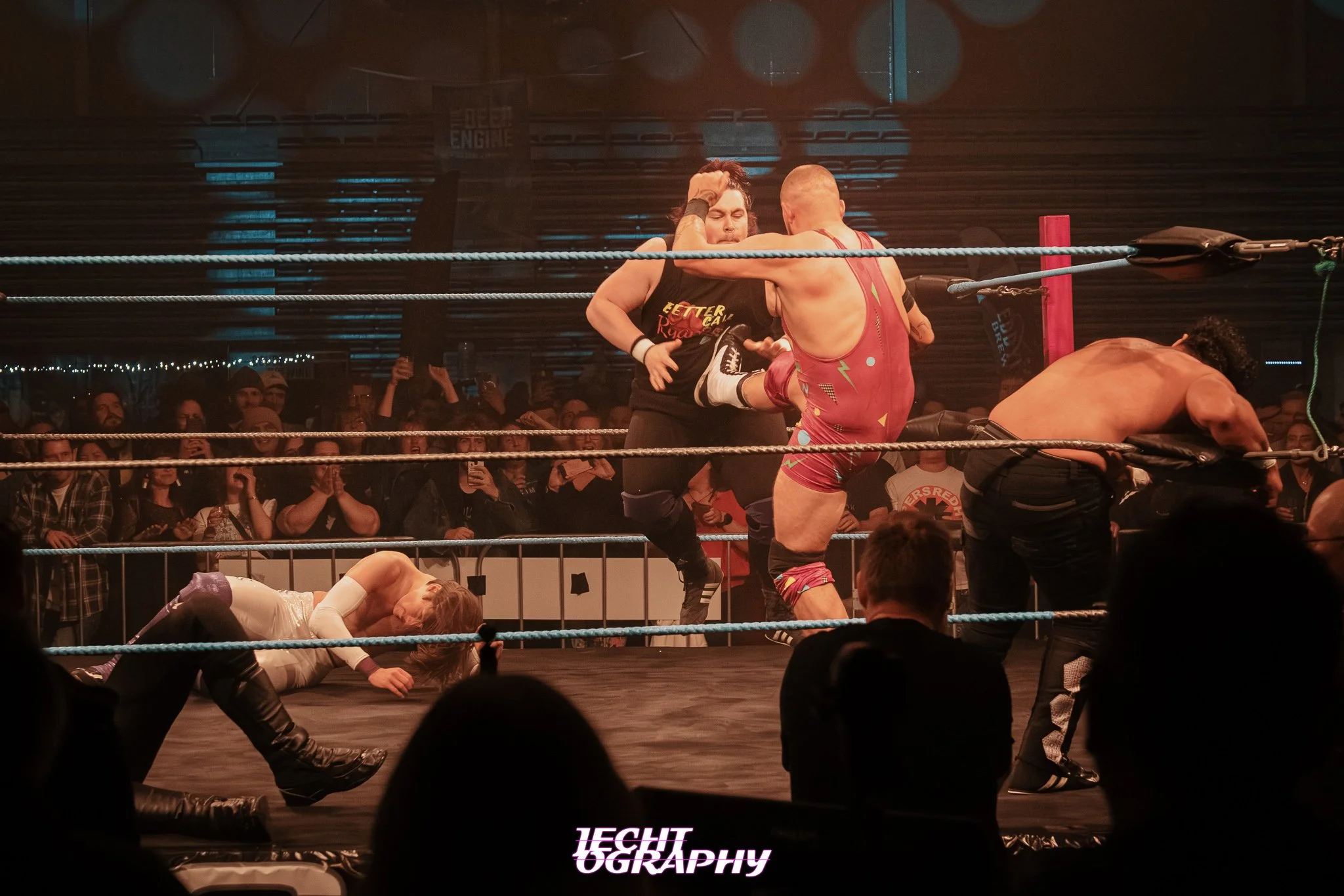 Porirua Rocks 2024 - Wrestling Match Four — Jechtography