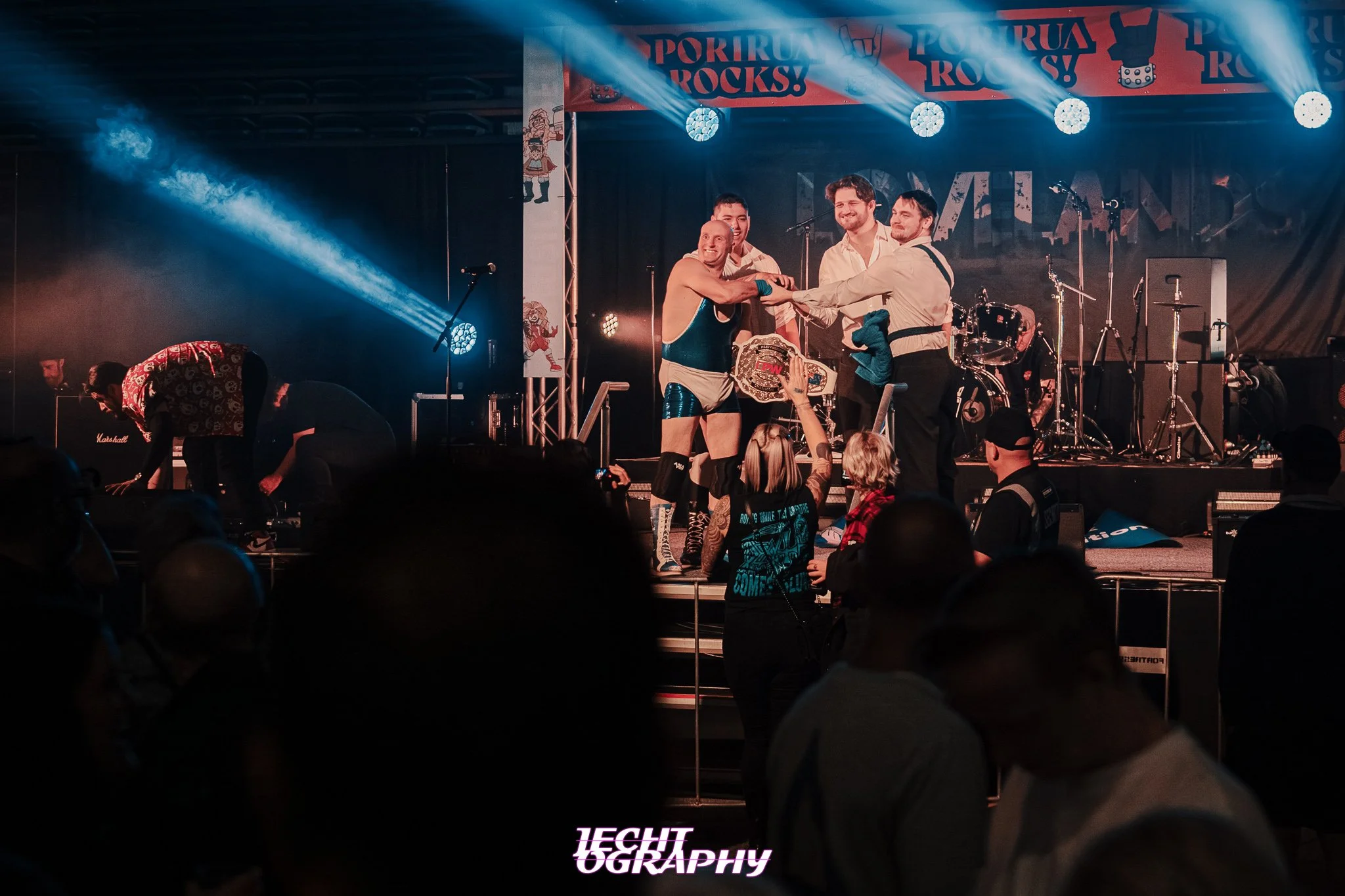 Porirua Rocks 2024 - Wrestling Match Five — Jechtography