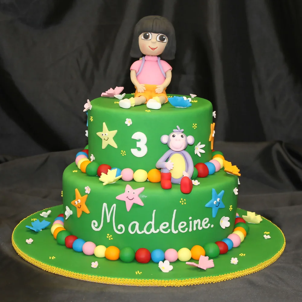 Dora 3rd Birthday Cake