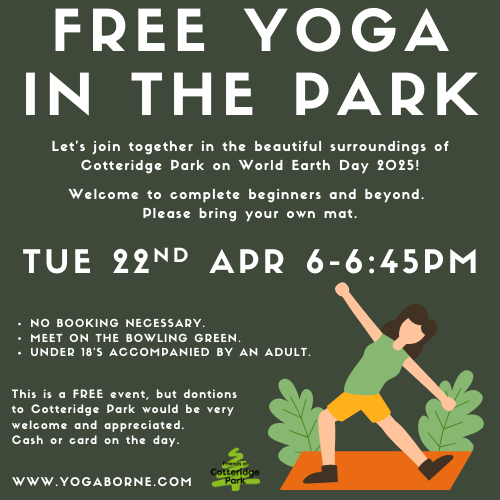EARTH DAY YOGA IN THE PARK 2025 — Yoga Borne