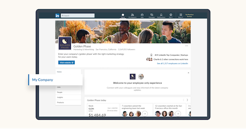 "My Company" tab coming to LinkedIn pages — Dooley Social Studio