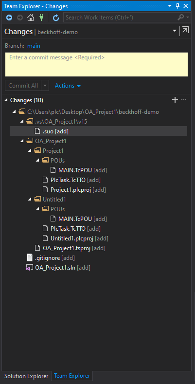 Using Git With Twincat 3 — Plc And Scada Programming Automation