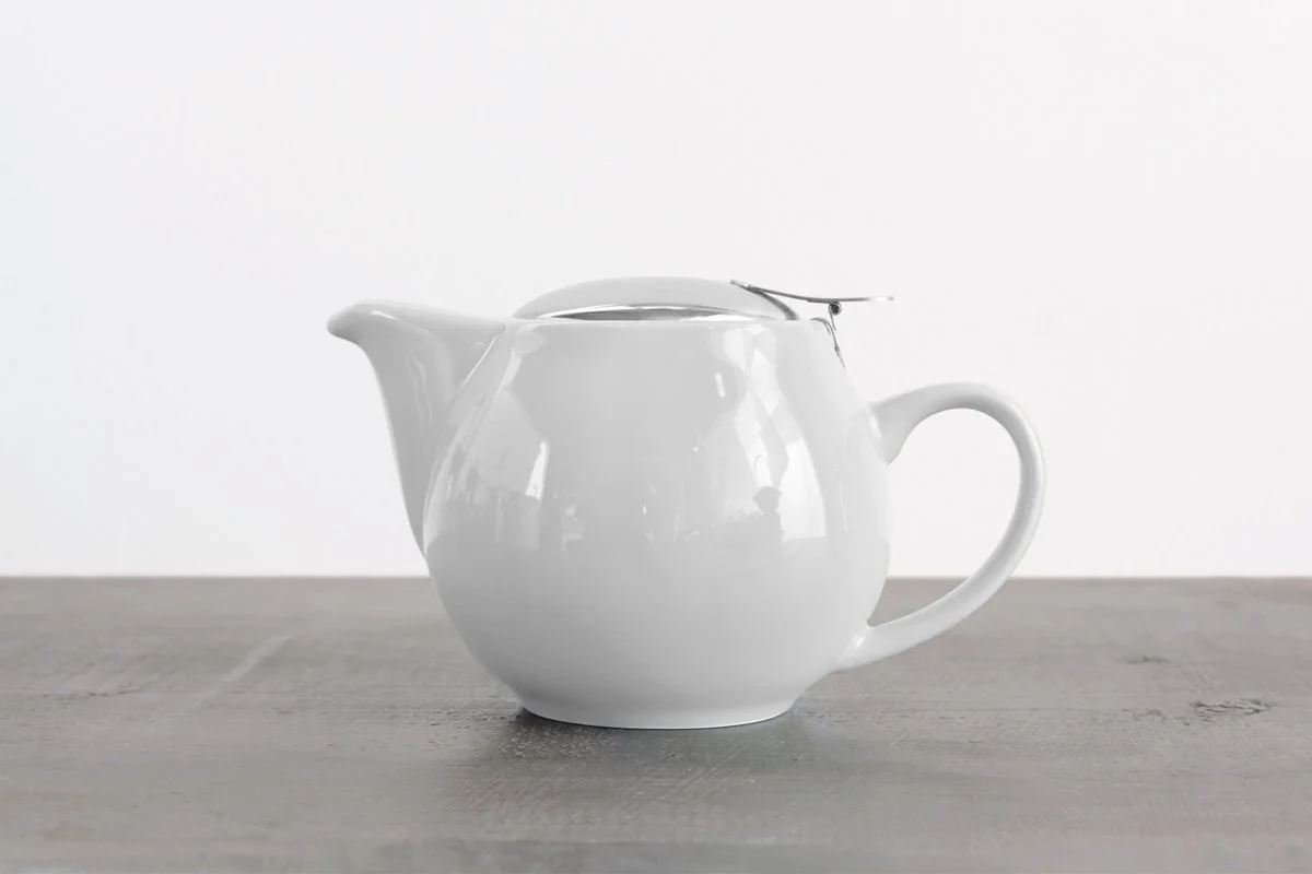 Ceramic Teapot with Infuser | Matte Finish | Arogya Holistic Healing