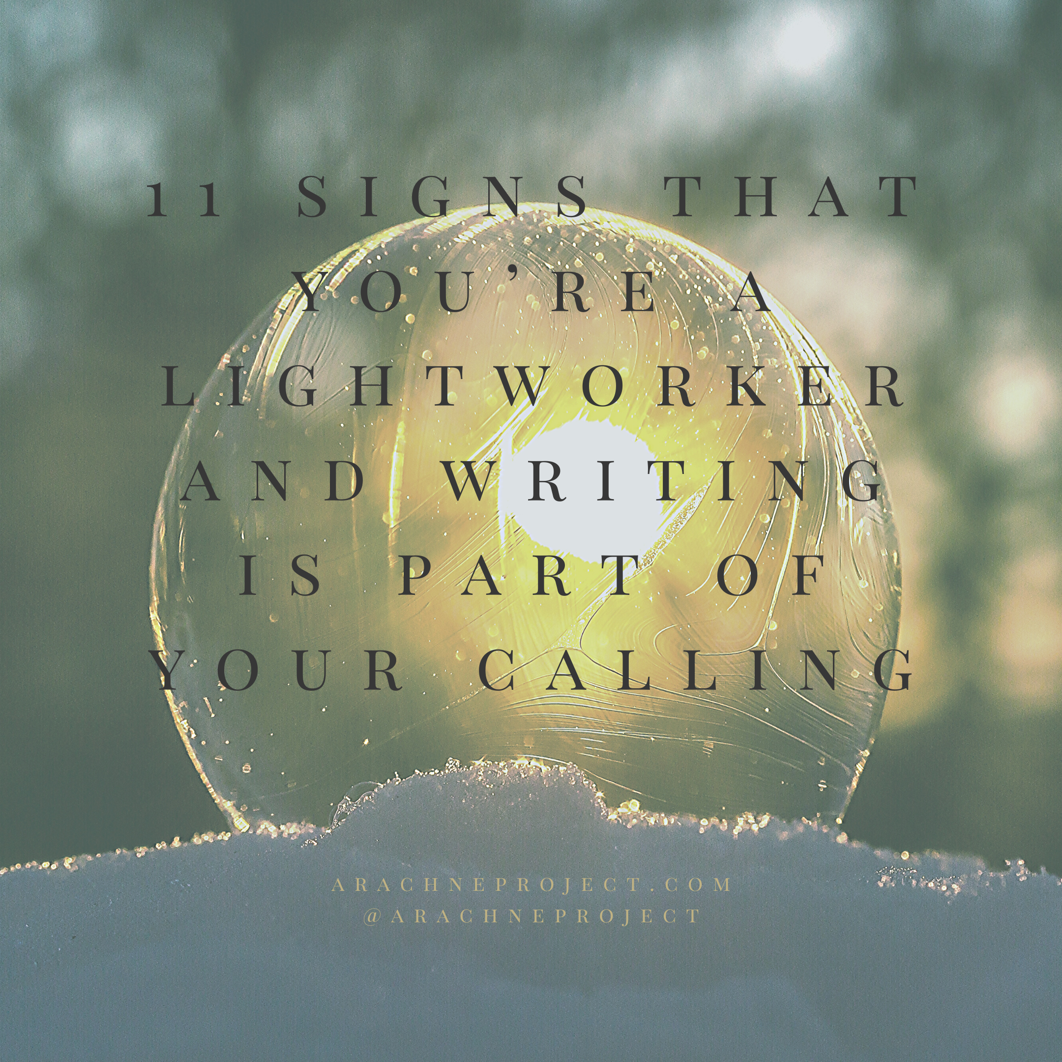 11 Signs That You’re a Lightworker and Writing Is Part of Your Calling ...