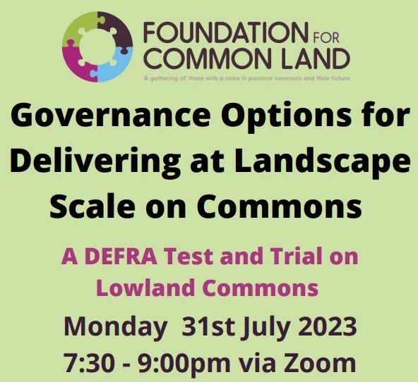 New Webinar: Governance Options for Delivering at Landscape Scale on ...
