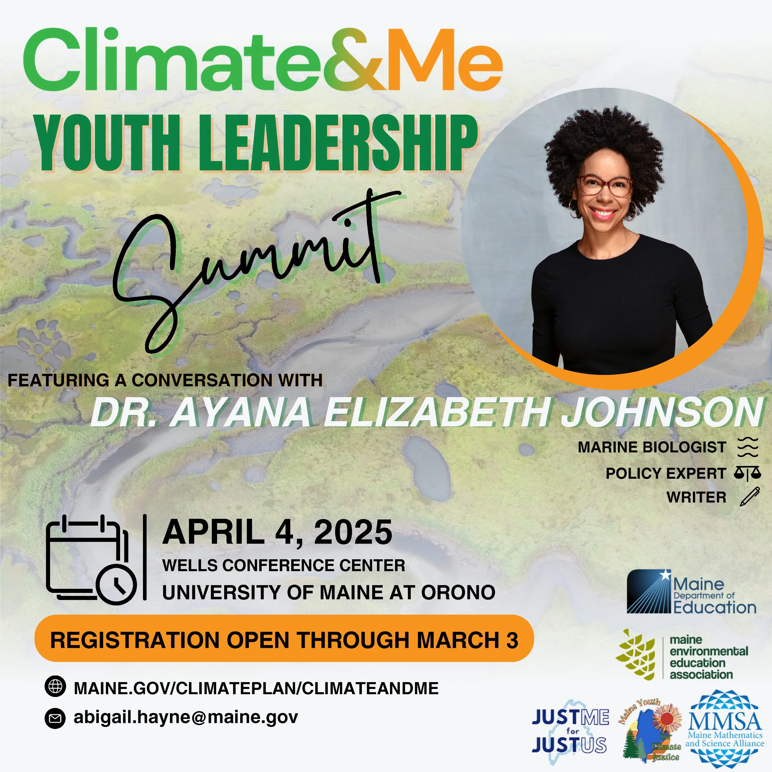 Climate&Me Youth Leadership Summit: Invitation to Register — Healthy Acadia