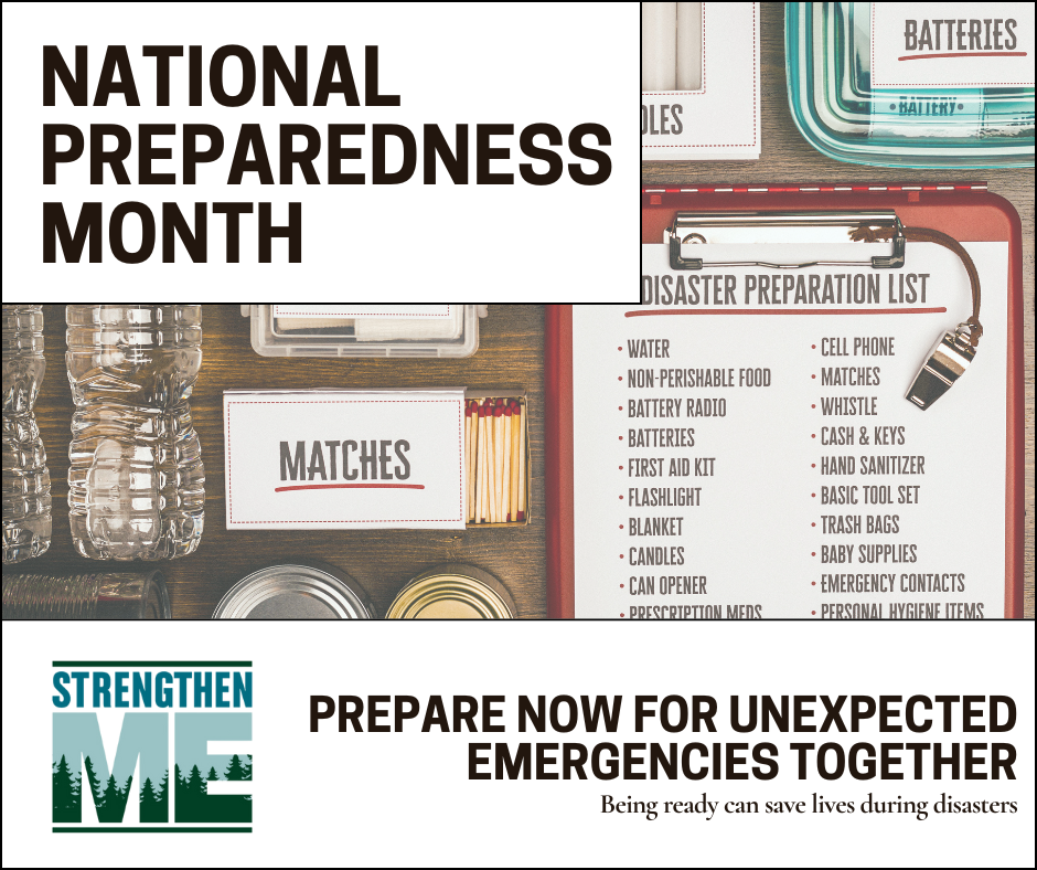 National Preparedness Month - Be Ready for Emergencies — Healthy Acadia