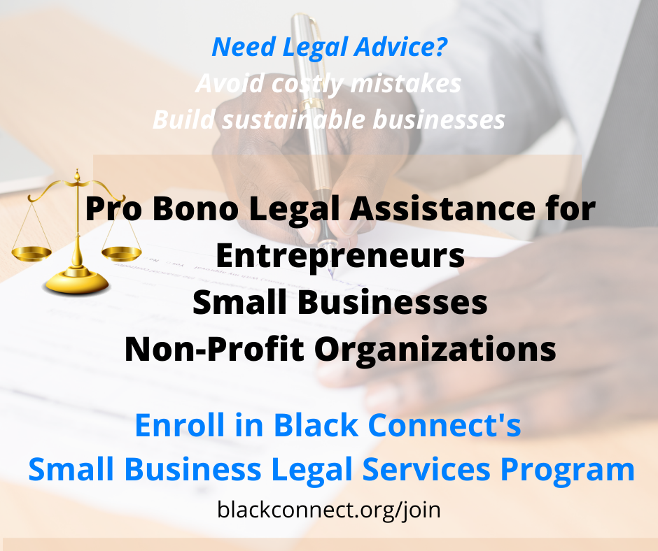Small Business Legal Services Program Opens — Blackconnect.org