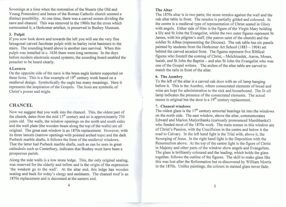 History of St James's — The Parish of Bushey