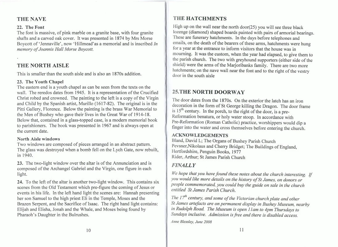 History of St James's — The Parish of Bushey