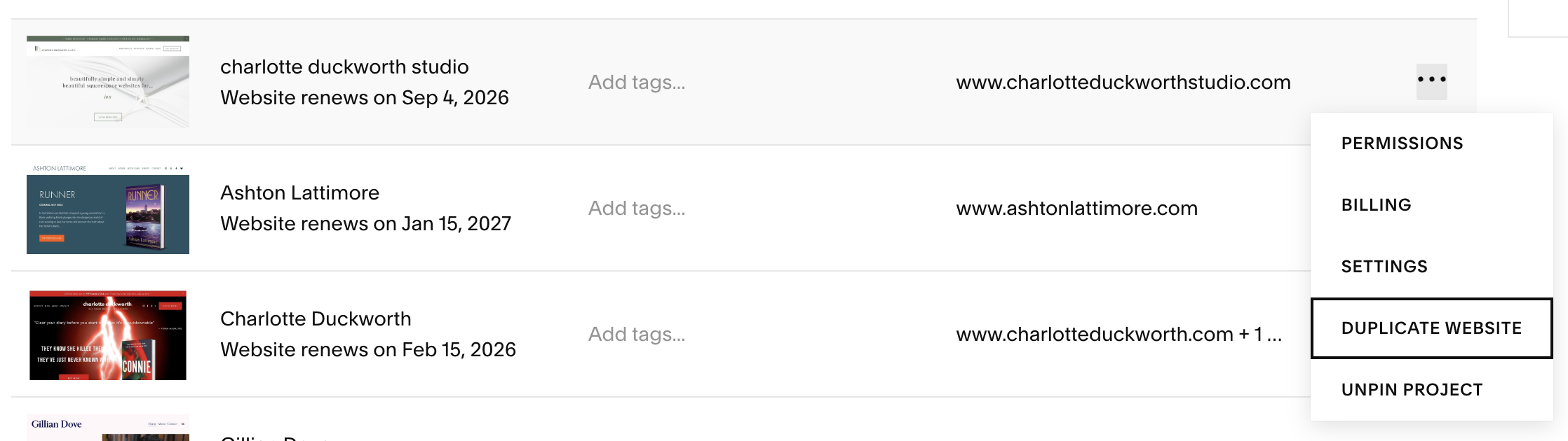 How to back up your Squarespace author website — charlotte duckworth studio