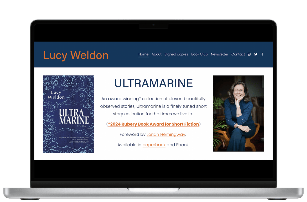 Author website design — charlotte duckworth studio
