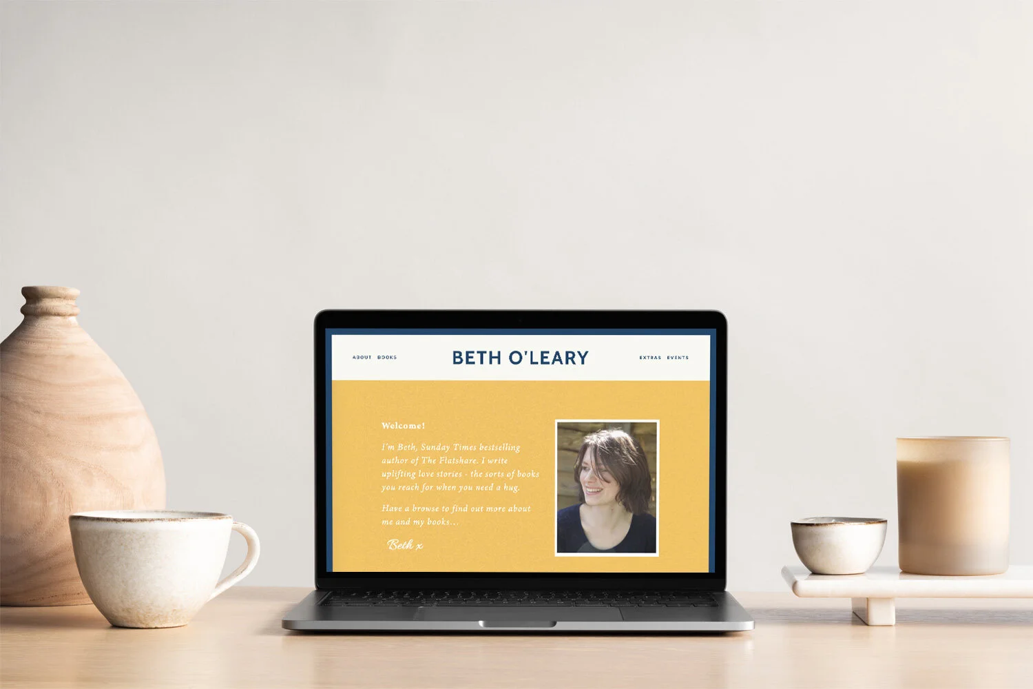 Project spotlight: Beth O'Leary's author website — charlotte duckworth ...