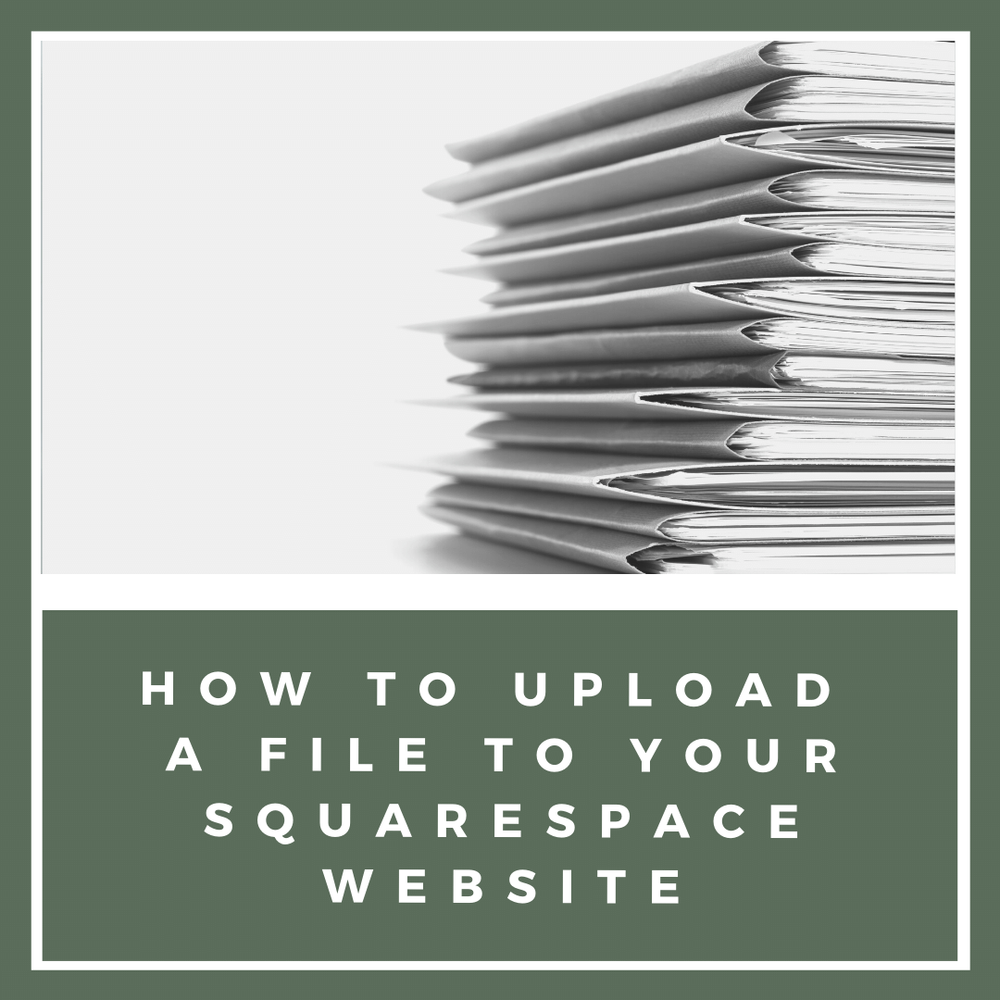 How to upload a file to your Squarespace author website — charlotte ...