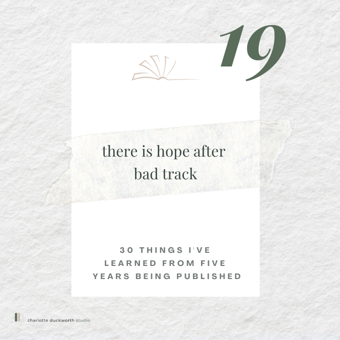 30 things I've learnt from 5 years being published: no 19 – there is ...