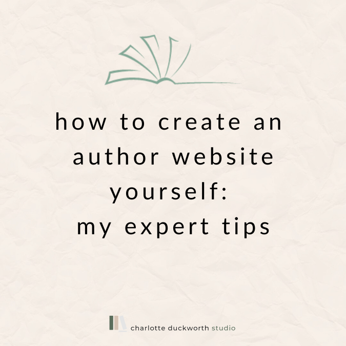 Give your author website a new year refresh — charlotte duckworth studio