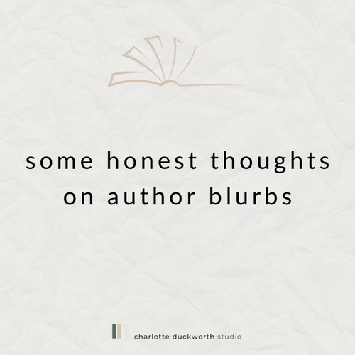 Author Website Design Blog — charlotte duckworth studio