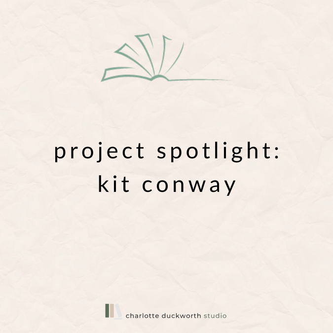 Project Spotlight: kitconway.com — charlotte duckworth studio