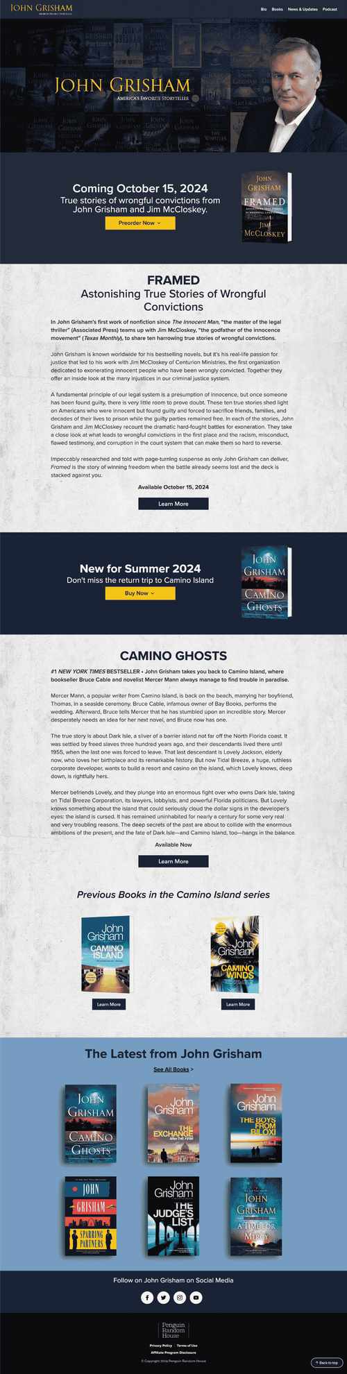 22 author website examples to inspire you — charlotte duckworth studio