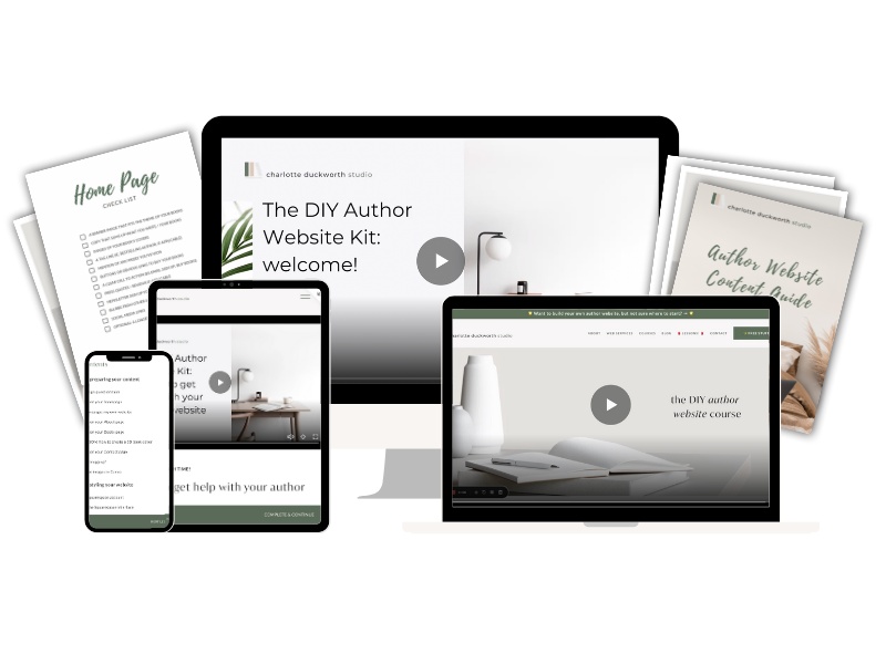 DIY Author Website — charlotte duckworth studio
