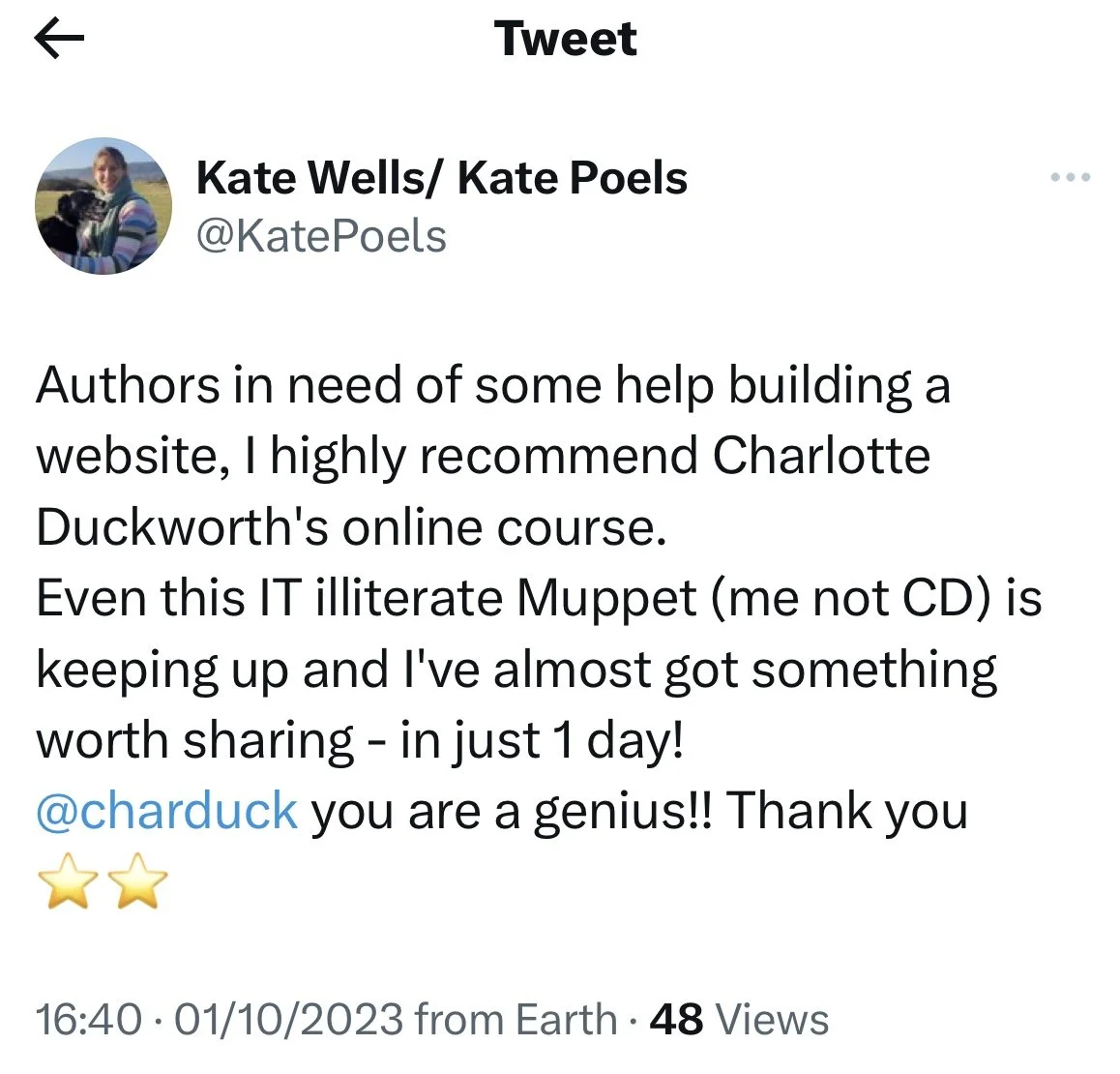 How to build your own author website — charlotte duckworth studio