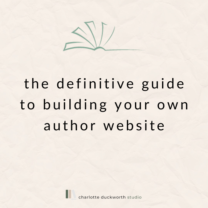 How to build an author website - a step-by-step guide for authors ...