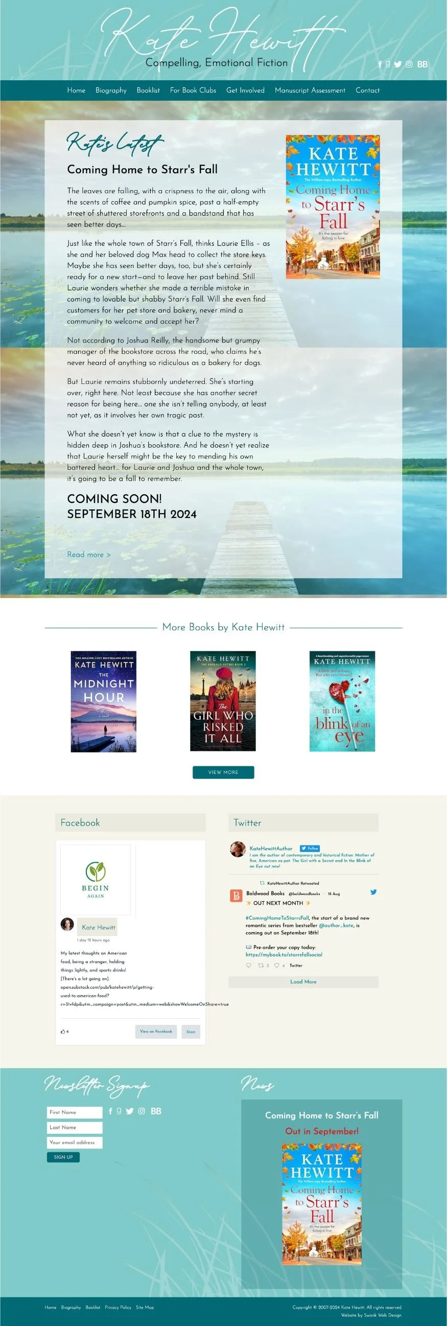 22 author website examples to inspire you — charlotte duckworth studio