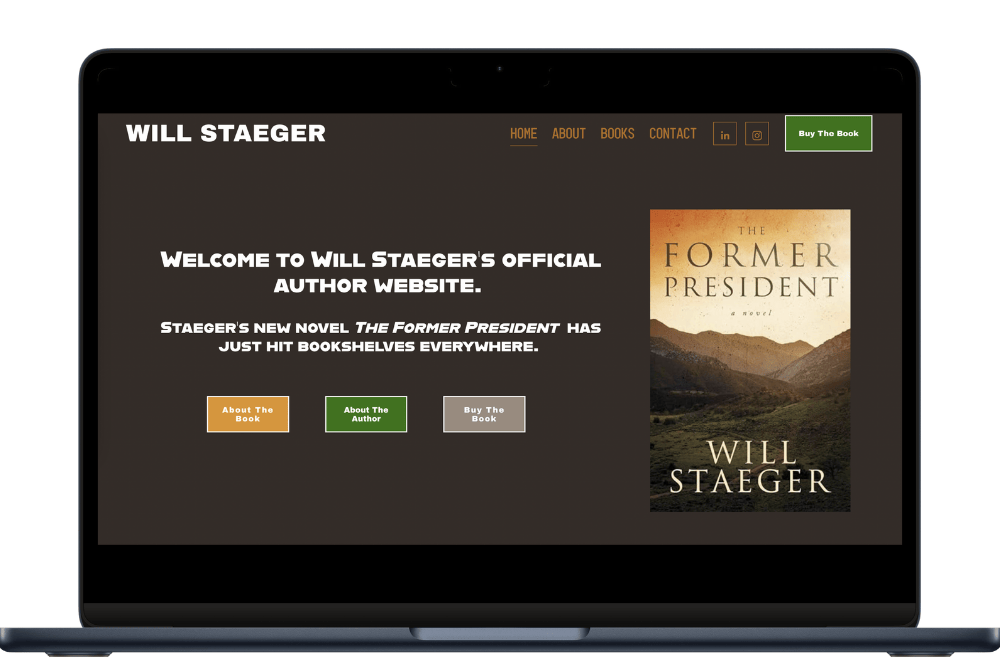 author website design - charlotte duckworth studio