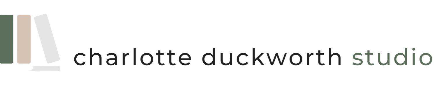 author website design - charlotte duckworth studio